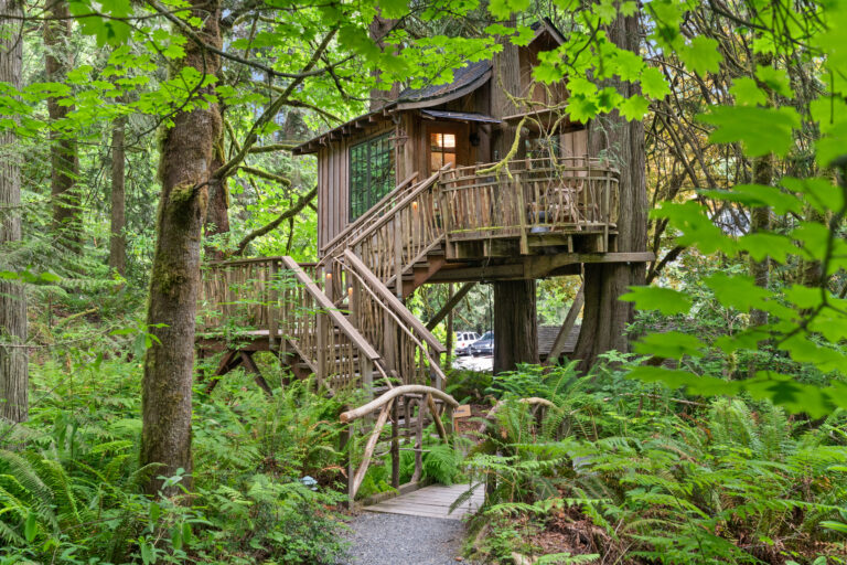 Upper Pond Treehouse at Treehouse Point - Nelson Treehouse