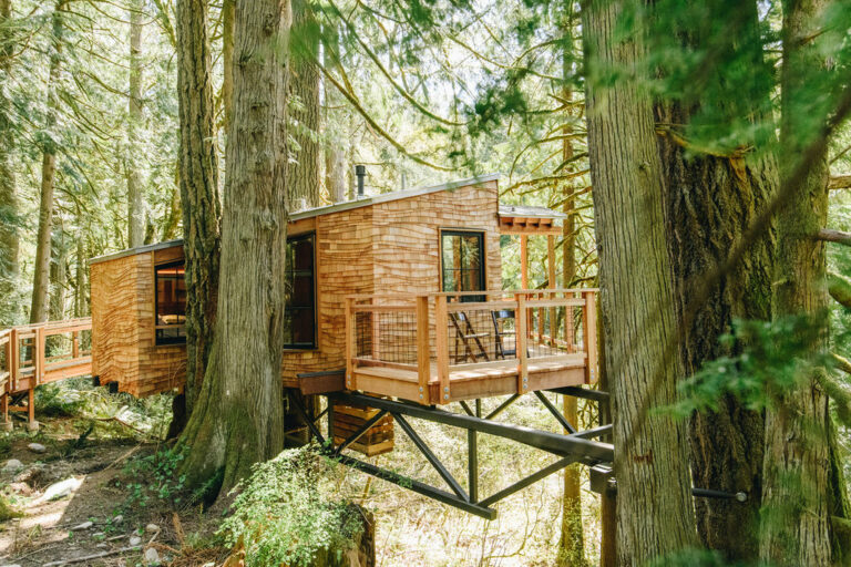 Ananda: The ADA-Accessible Treehouse at Treehouse Point - Nelson Treehouse